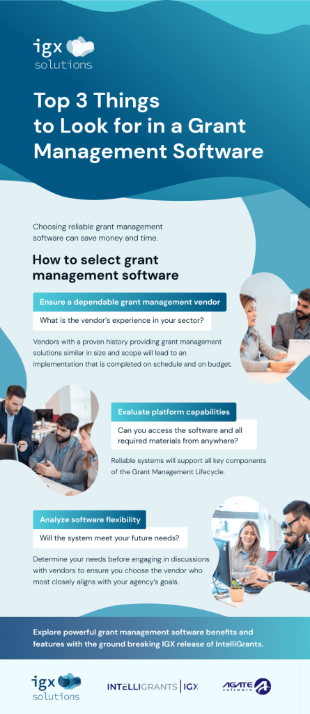 3 Things to Look for In Grant Management Software | IGX Solutions