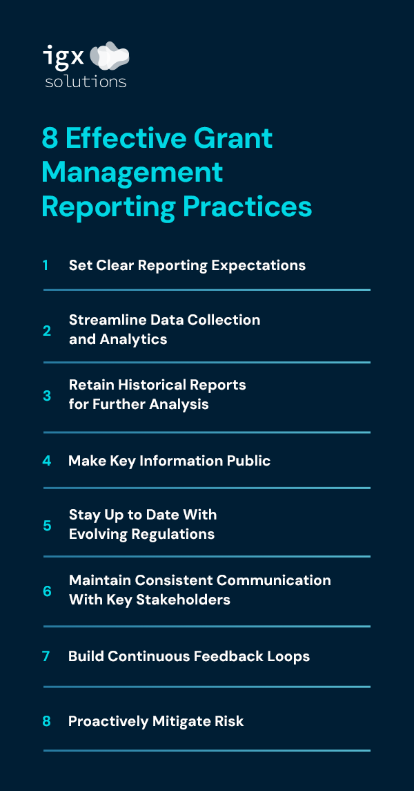 Grant Management Reporting Best Practices for Government Agencies ...